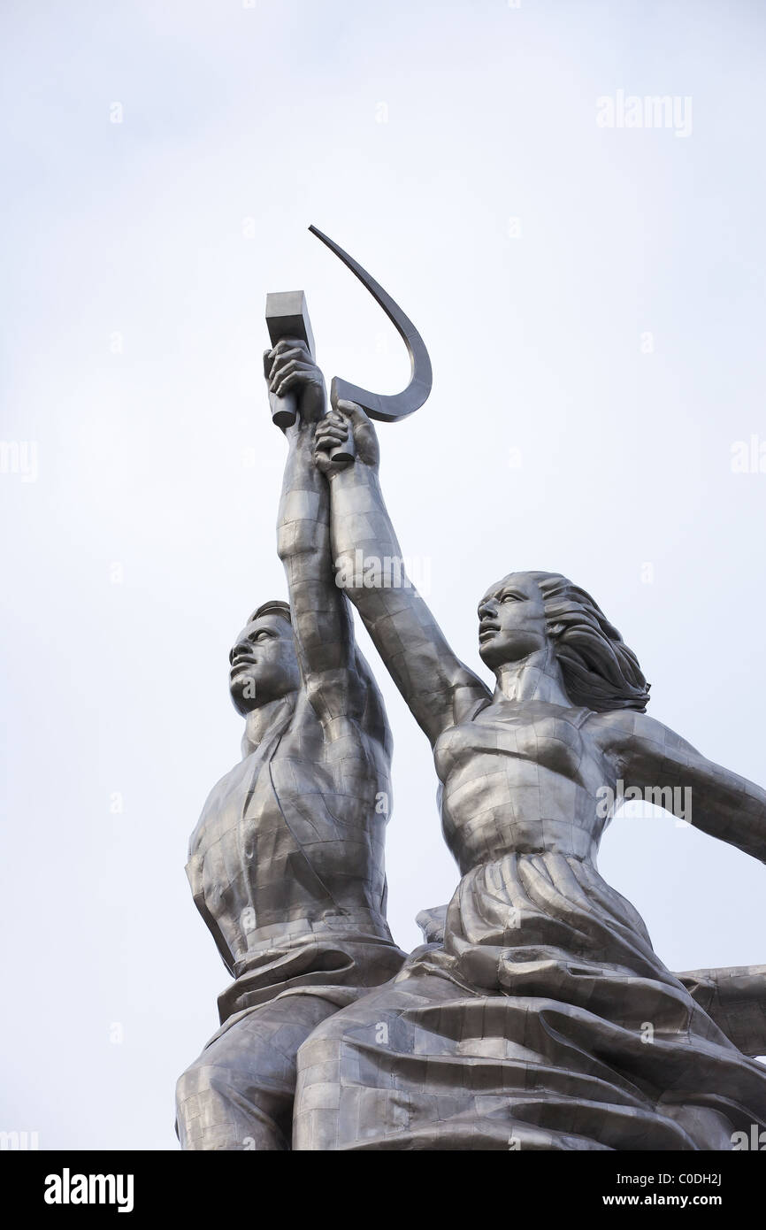 Worker and Kolkhoz Woman (Collective Farm Girl) monument, designed by ...