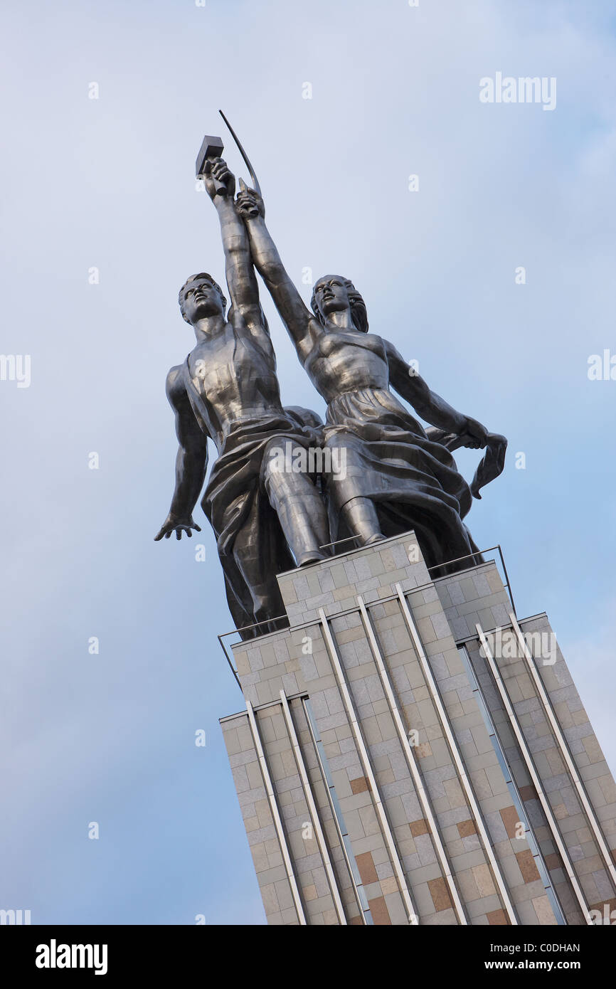 Worker and Kolkhoz Woman (Collective Farm Girl) monument, designed by ...