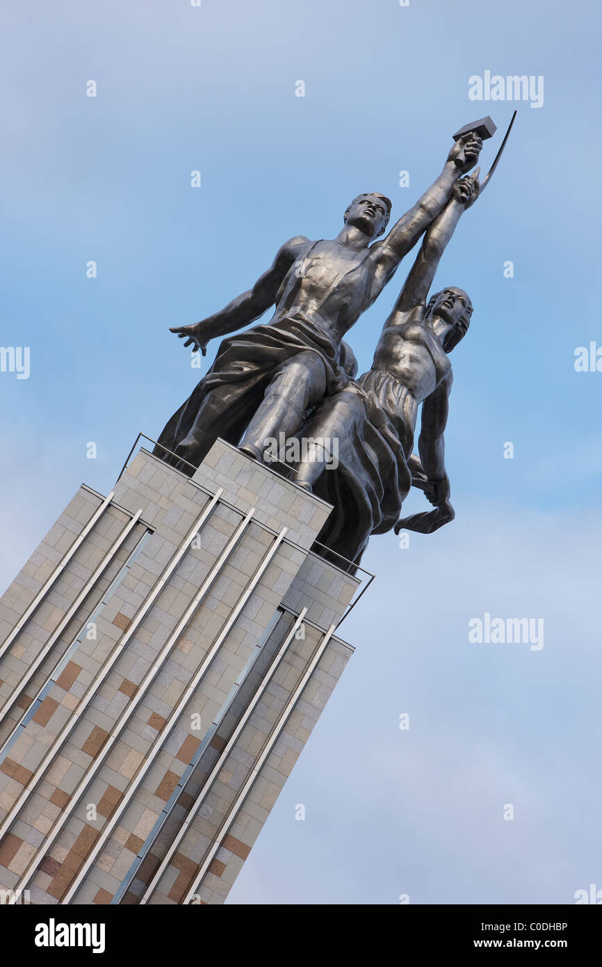 Worker and Kolkhoz Woman (Collective Farm Girl) monument, designed by ...