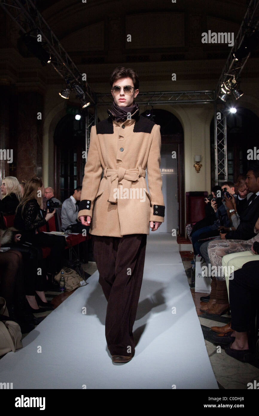 London Fashion Week, Collection by Welsh designer Elliott J Frieze ...