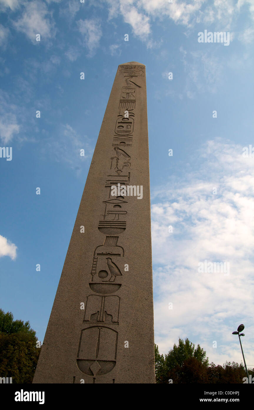 Roman hippodrome Istanbul Egyptian obelisk Turkey. Tourist attraction ...