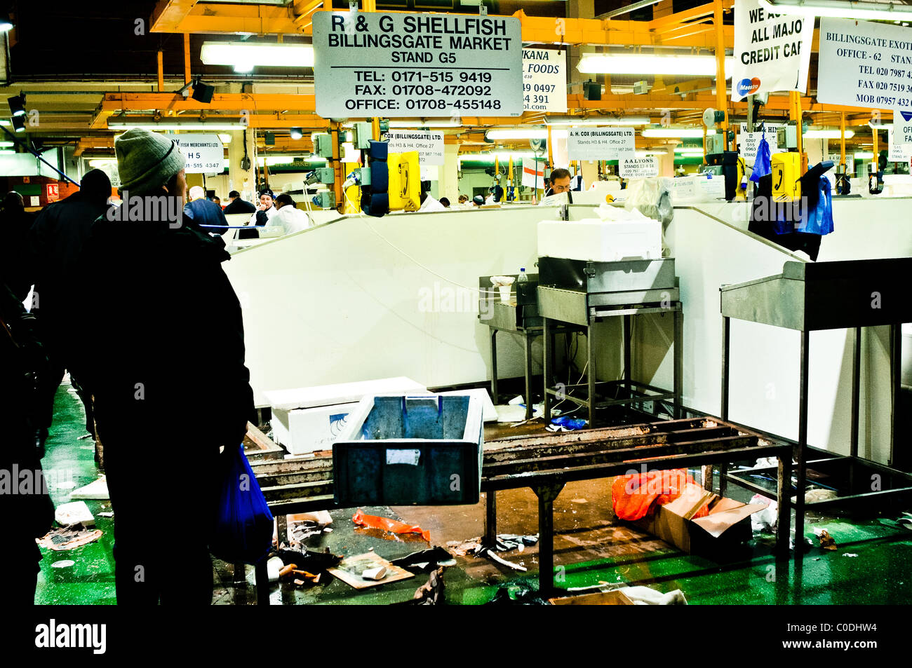 Billings Gate fish Market 24/12/08 Stock Photo - Alamy