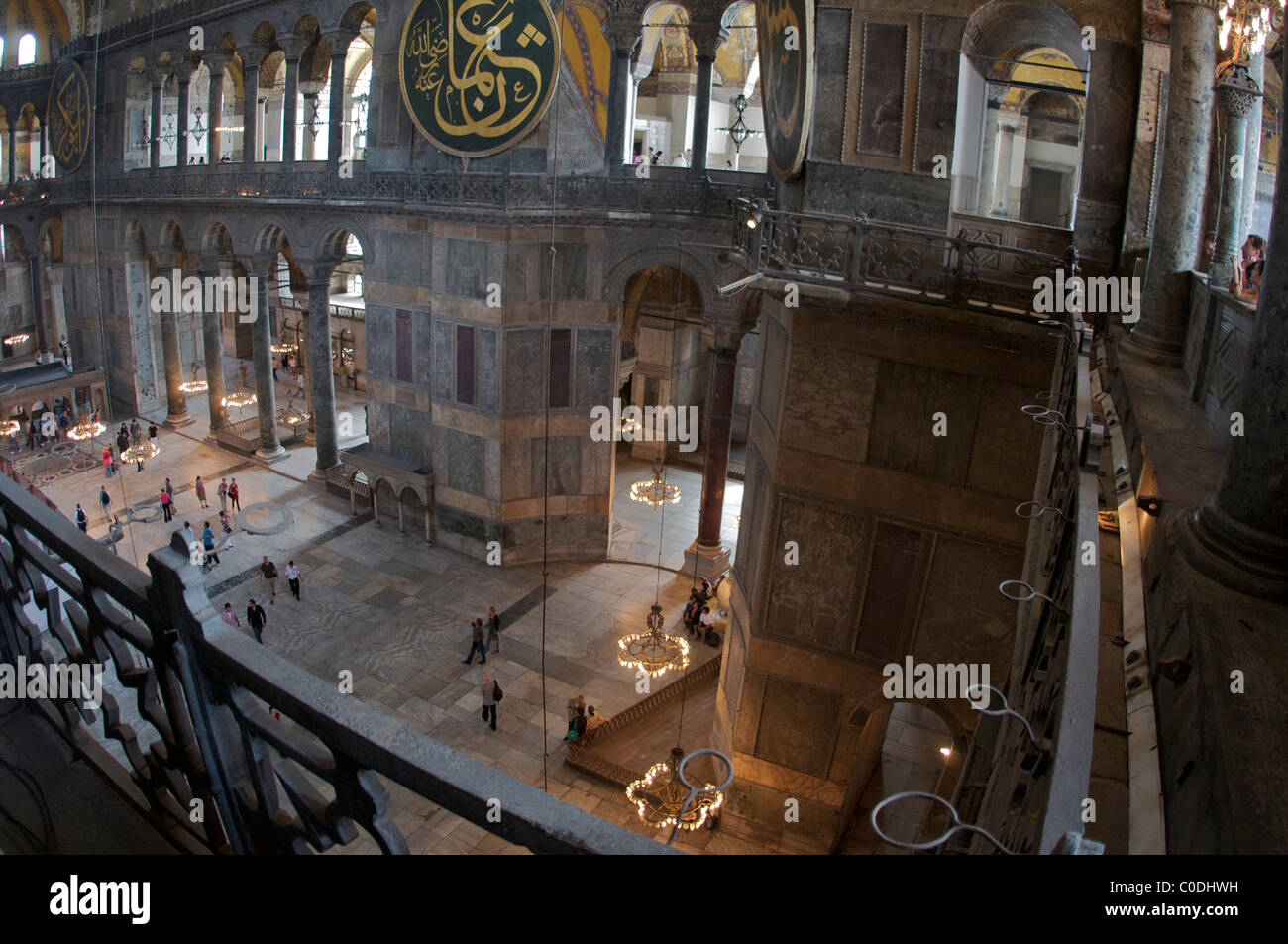 Hagia Sophia interior Istanbul Turkey Stock Photo - Alamy