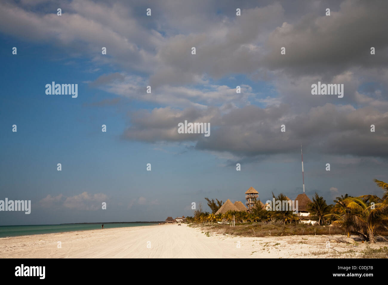 Beach on Holbox Island, Yucatan, Mexico Stock Photo - Alamy