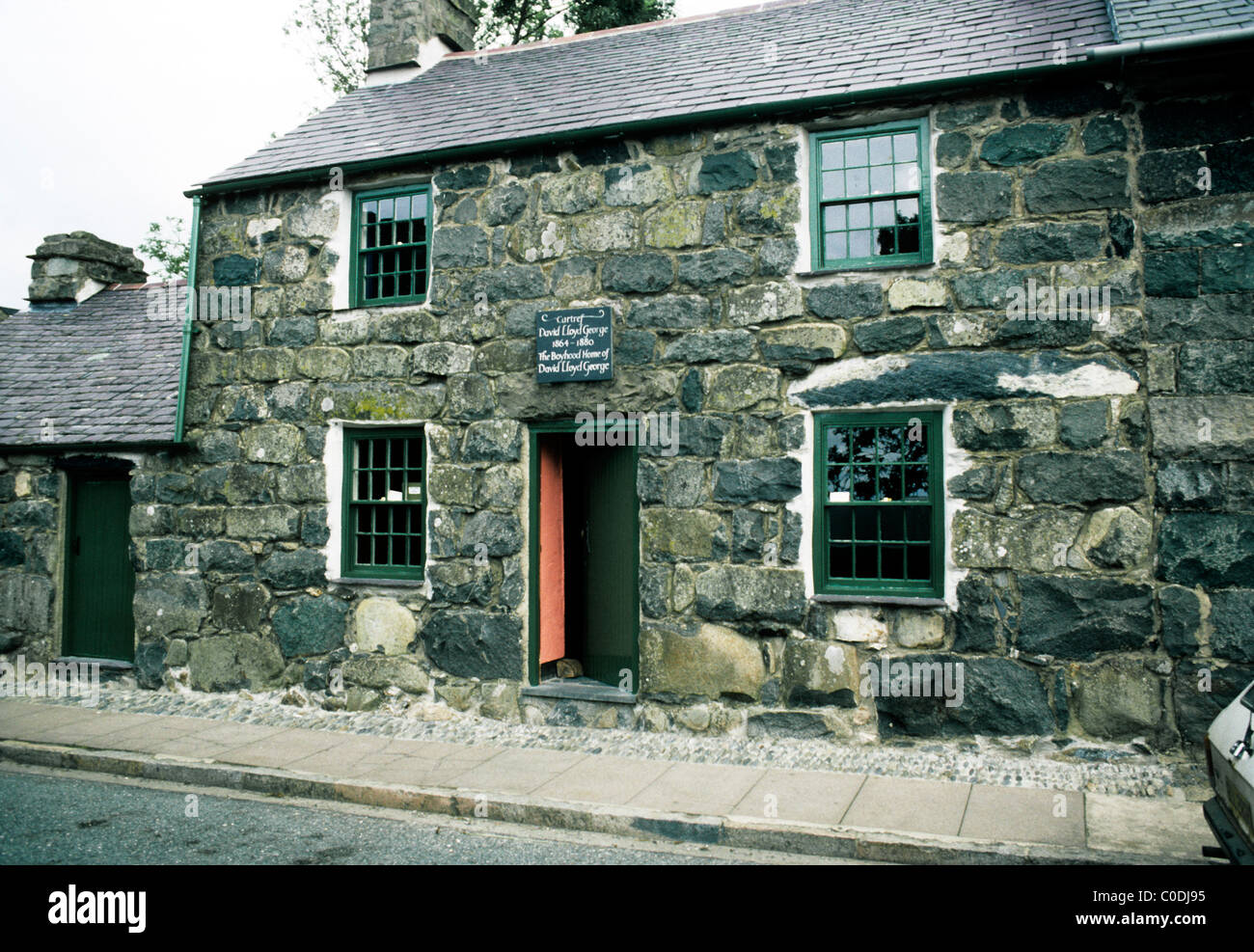 Llanystumdwy, Wales. Lloyd George Birthplace boyhood home house birth ...
