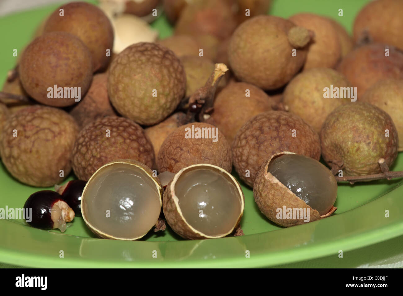 Lychees Like Fruits, Longans Stock Photo - Alamy