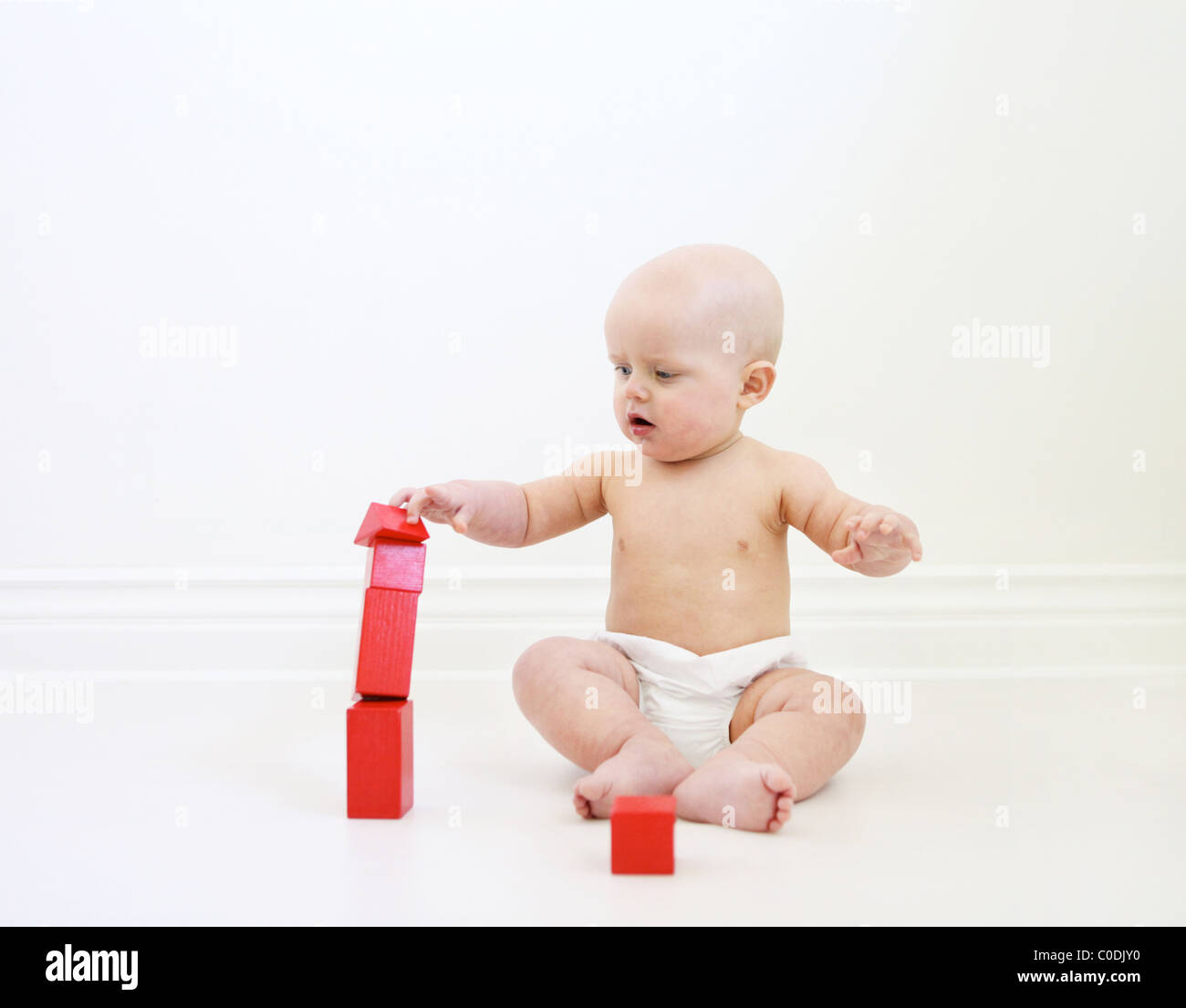 Red and white blocks hi-res stock photography and images - Alamy