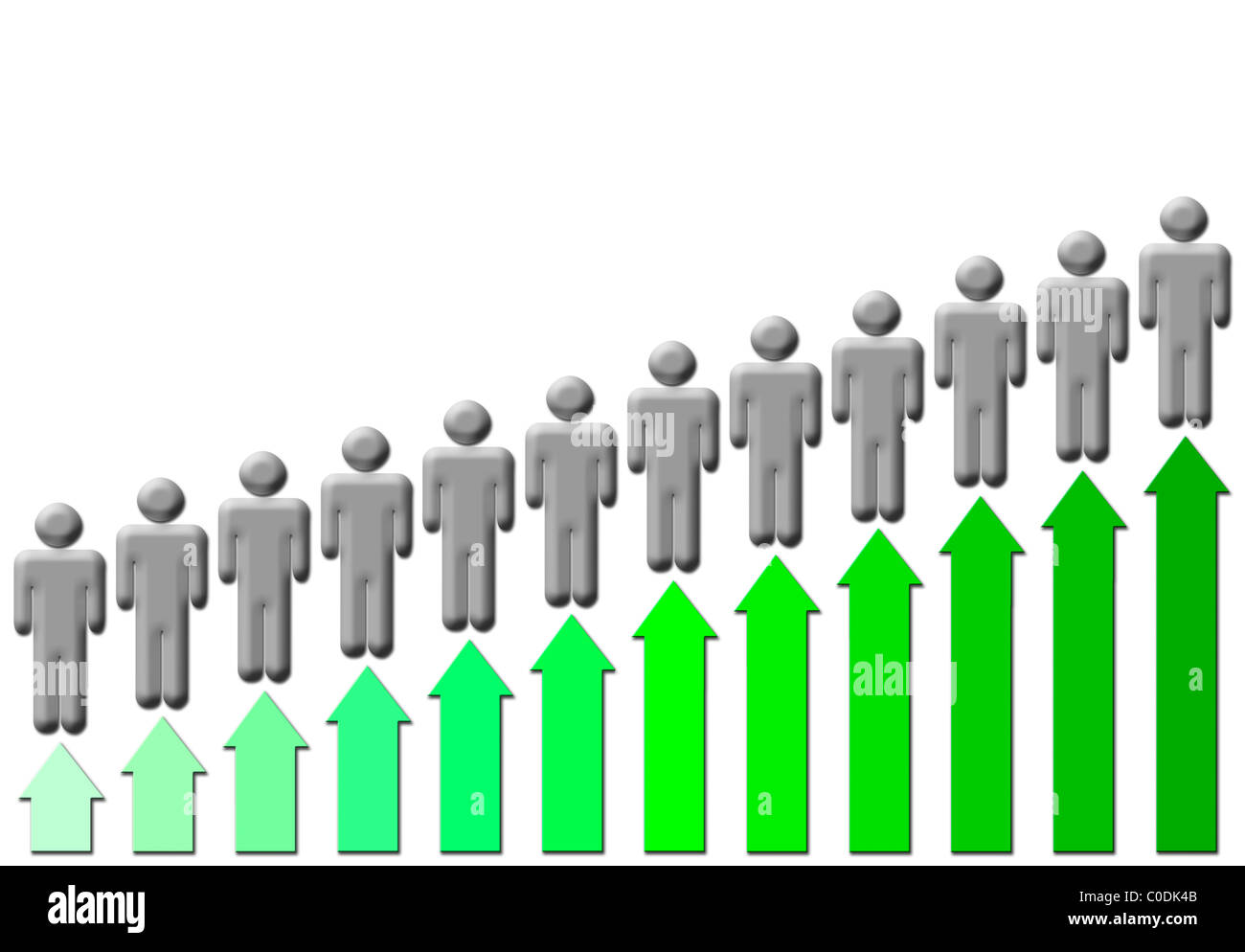 progression of people on the right path Stock Photo - Alamy