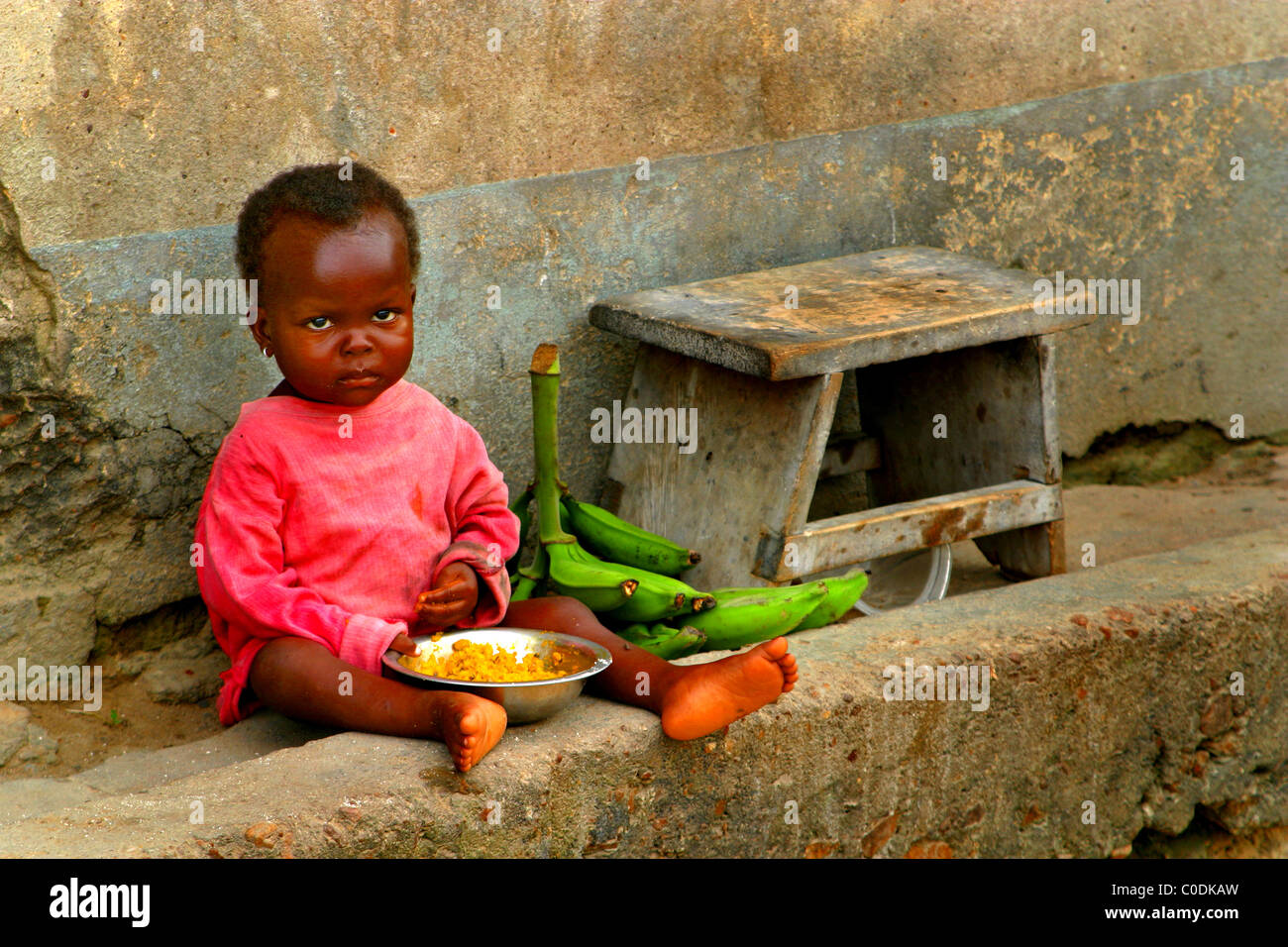 Breakfast Time, Ghana Stock Photo - Alamy