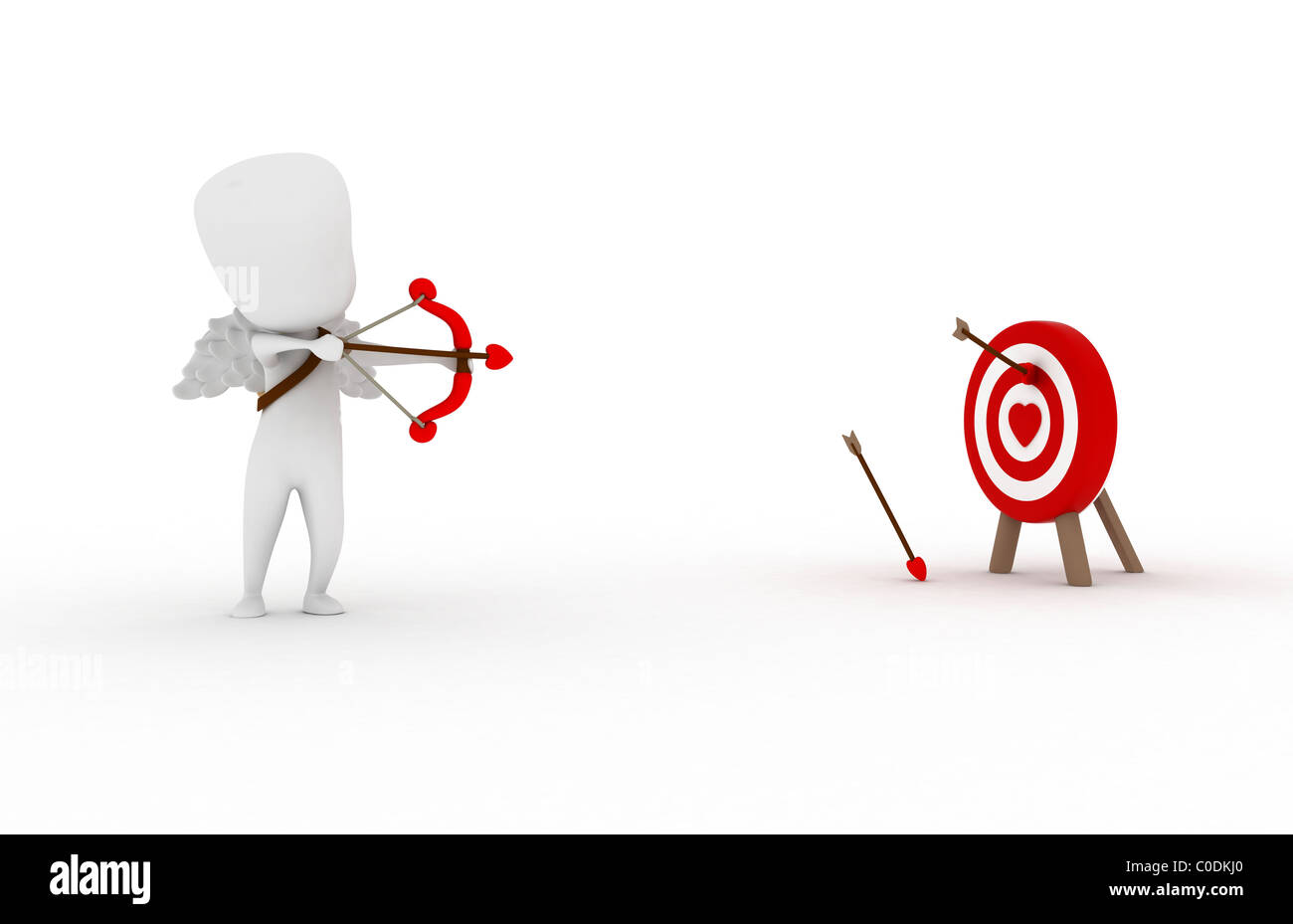 Cupid love illustration Cut Out Stock Images & Pictures - Alamy