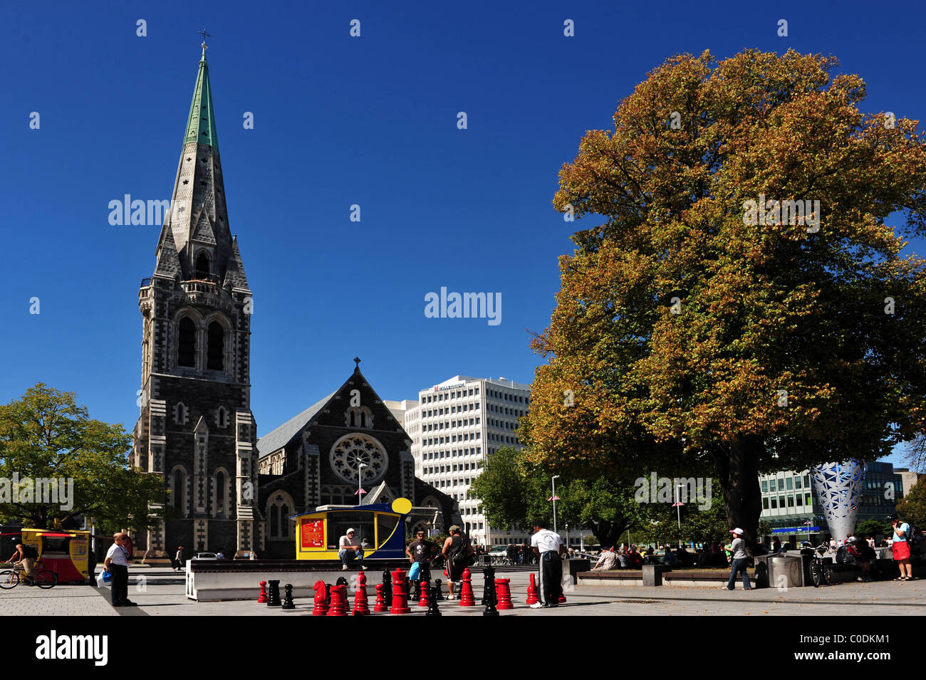 Christchurch Cathedral Before Earthquake High Resolution Stock ...