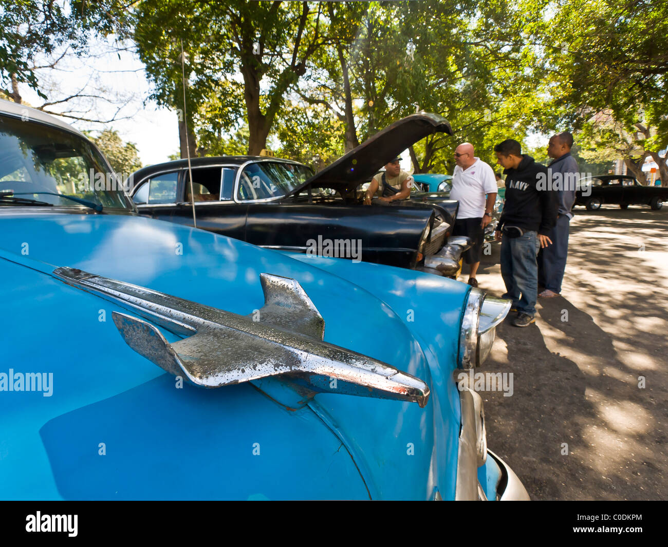 1950s family car driving hi-res stock photography and images - Alamy