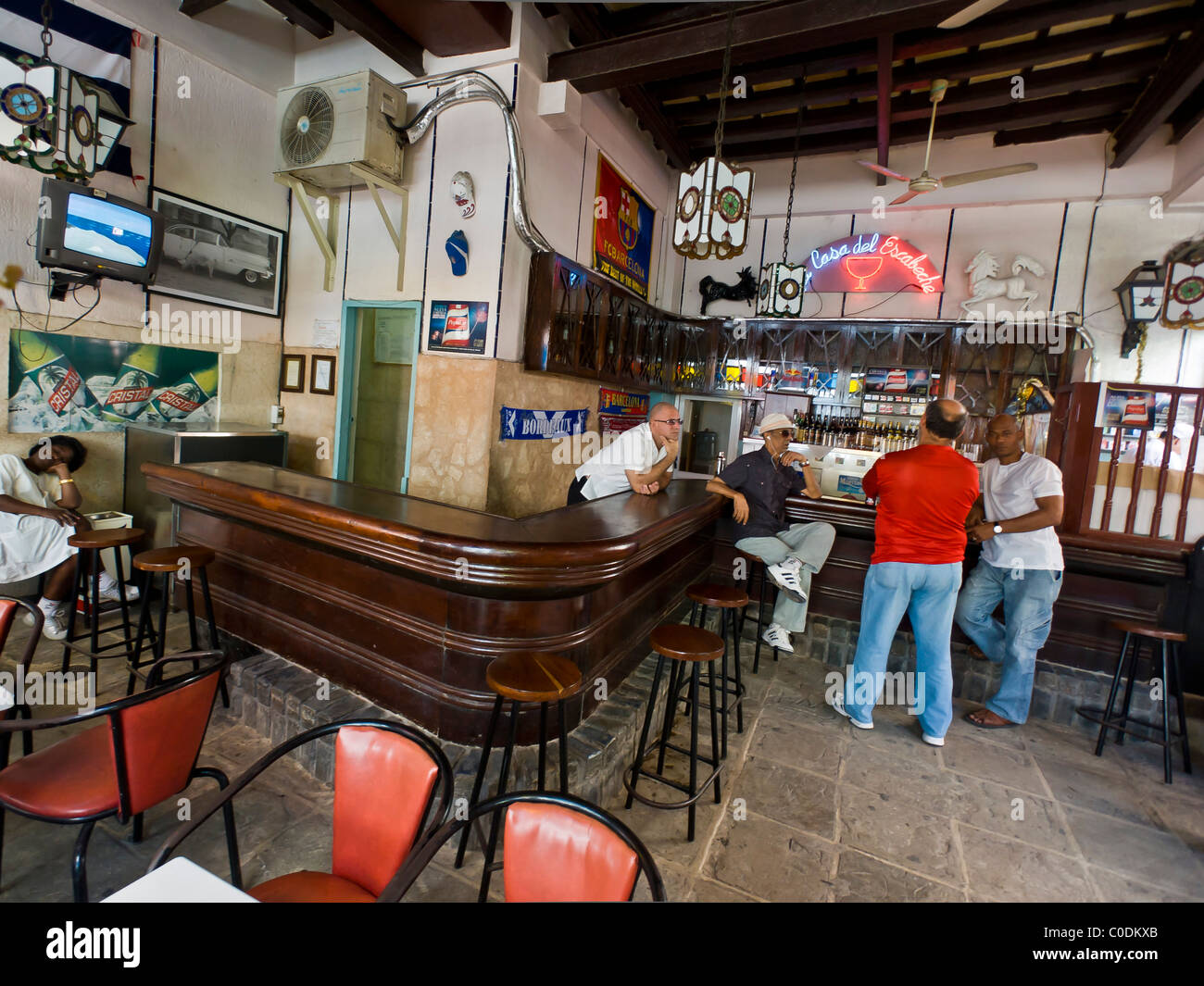 Local Bar Old Havana Cuba Havana Cuba West Indies Caribbean Central ...