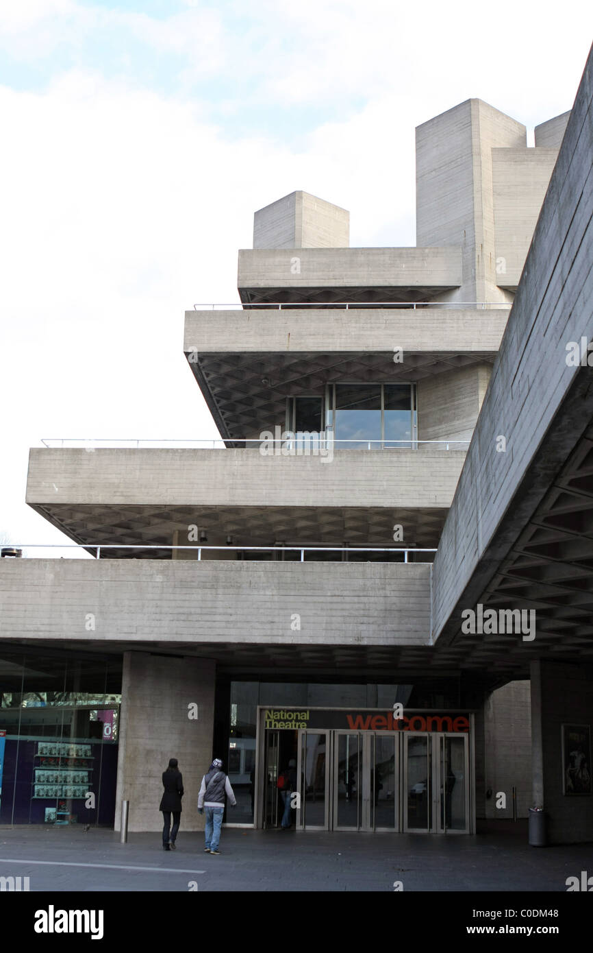 A view of The National Theatre, and its main entrance, on the ...