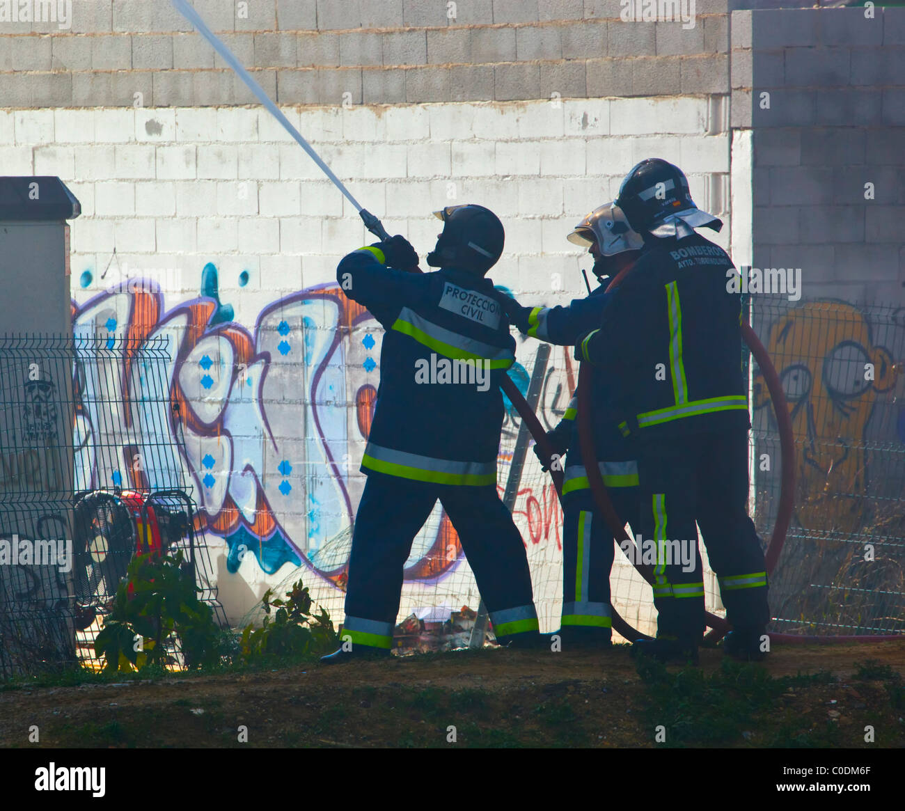 Spanish fire truck hi-res stock photography and images - Alamy