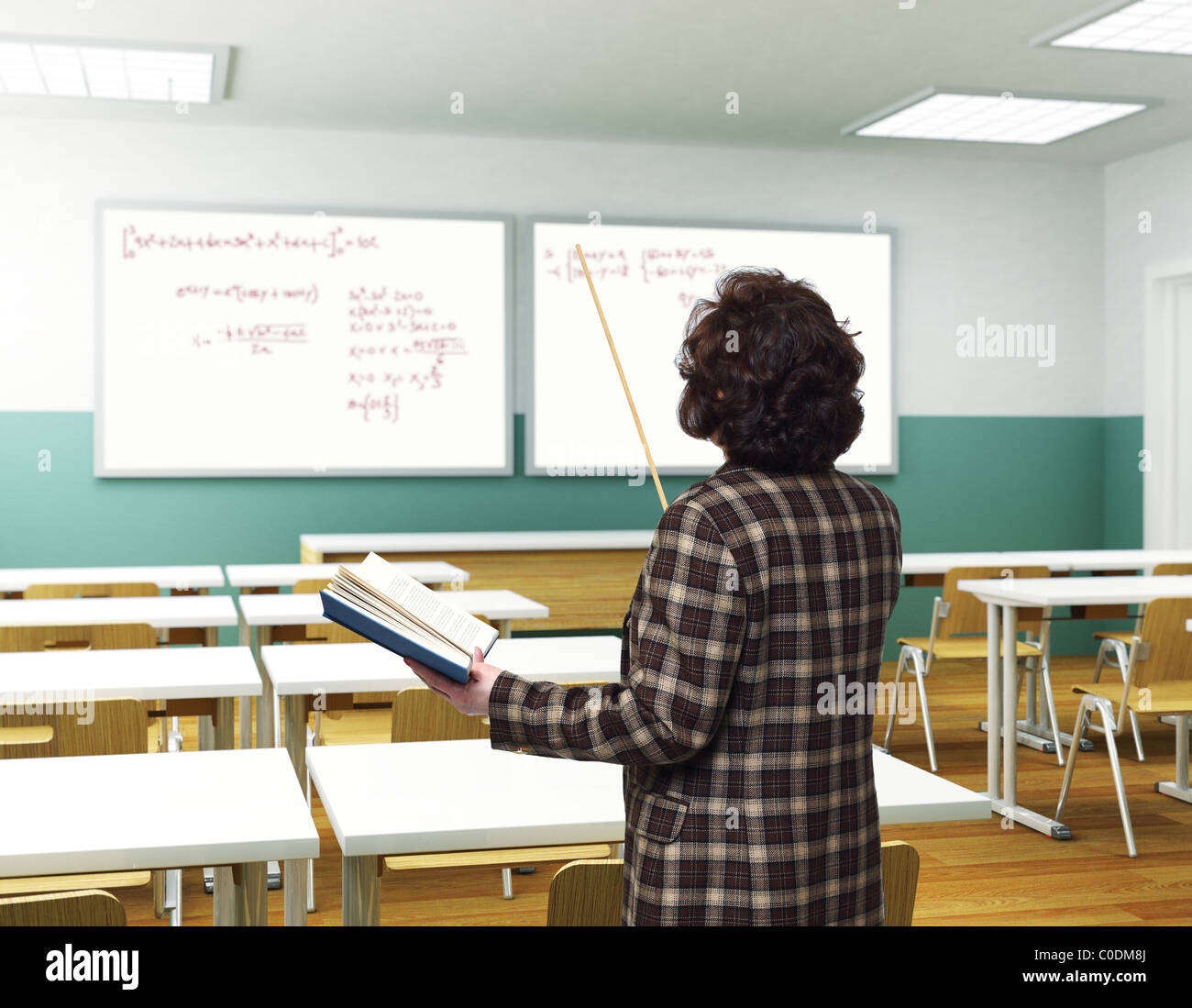 woman teacher take a lesson at school Stock Photo - Alamy