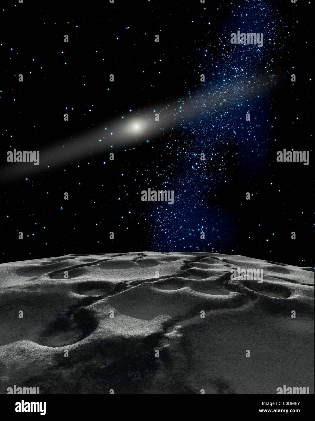 Quaoar is a large Kuiper Belt Object orbiting beyond Pluto Stock Photo ...