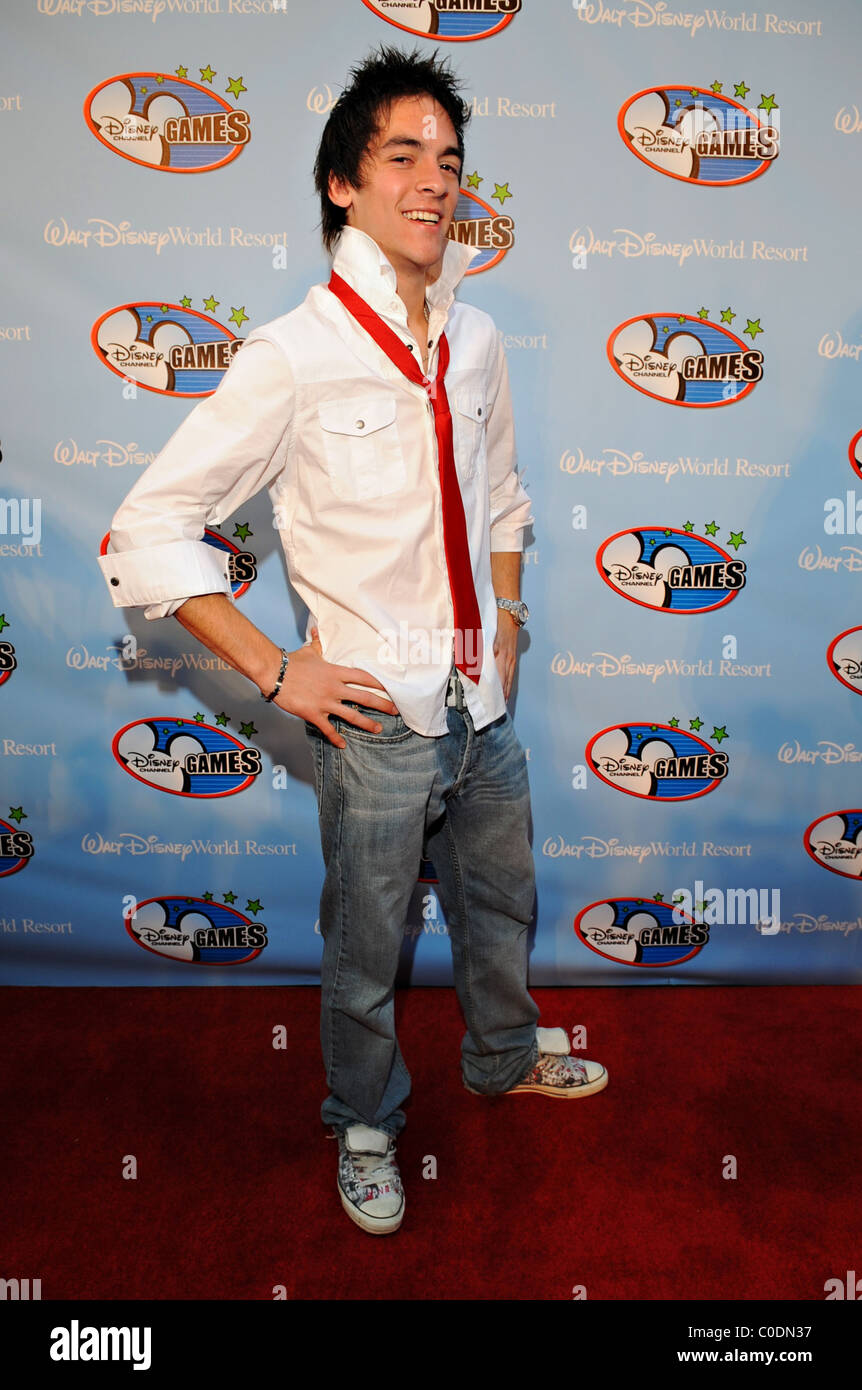 Andreas Munoz Disney Channel Games at Walt Disney World- Red Carpet ...