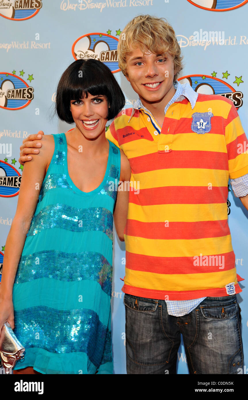 Isabella Soric and Benjamin Trinks Disney Channel Games at Walt Disney ...