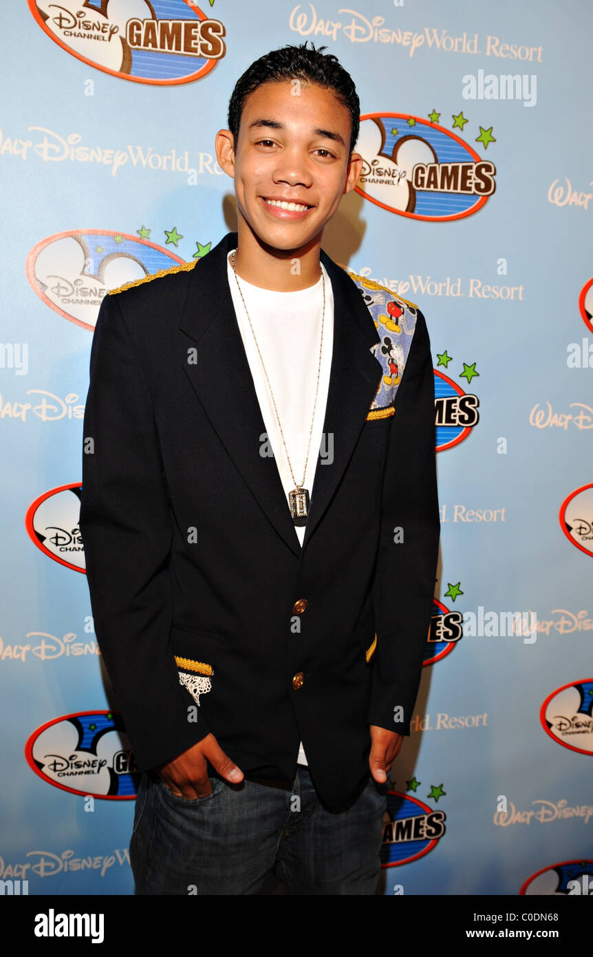 Roshon Fegan Disney Channel Games at Walt Disney World- Red Carpet ...