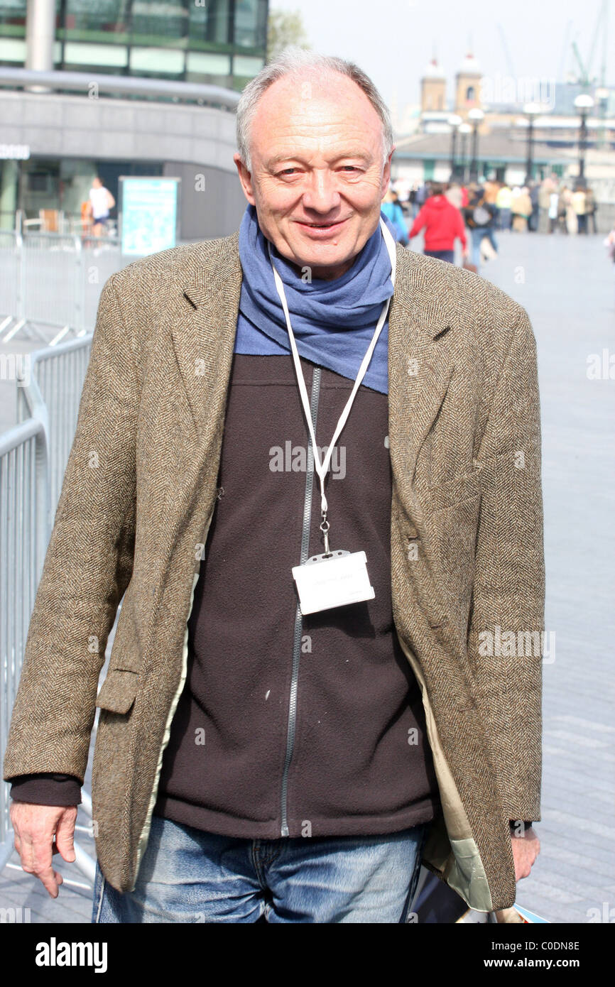 Ken Livingston arriving at City Hall as his last days as Mayor before ...
