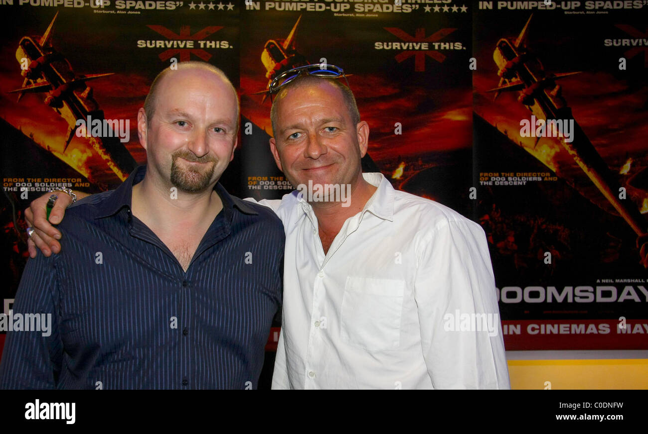 Neil Marshall and Sean Pertwee Attend the Premiere of Doomsday, held at ...