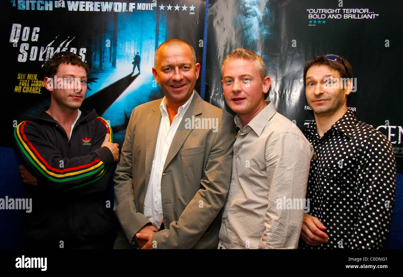 Darren Morfitt, Sean Pertwee, Chris Robson and guest Attend the ...