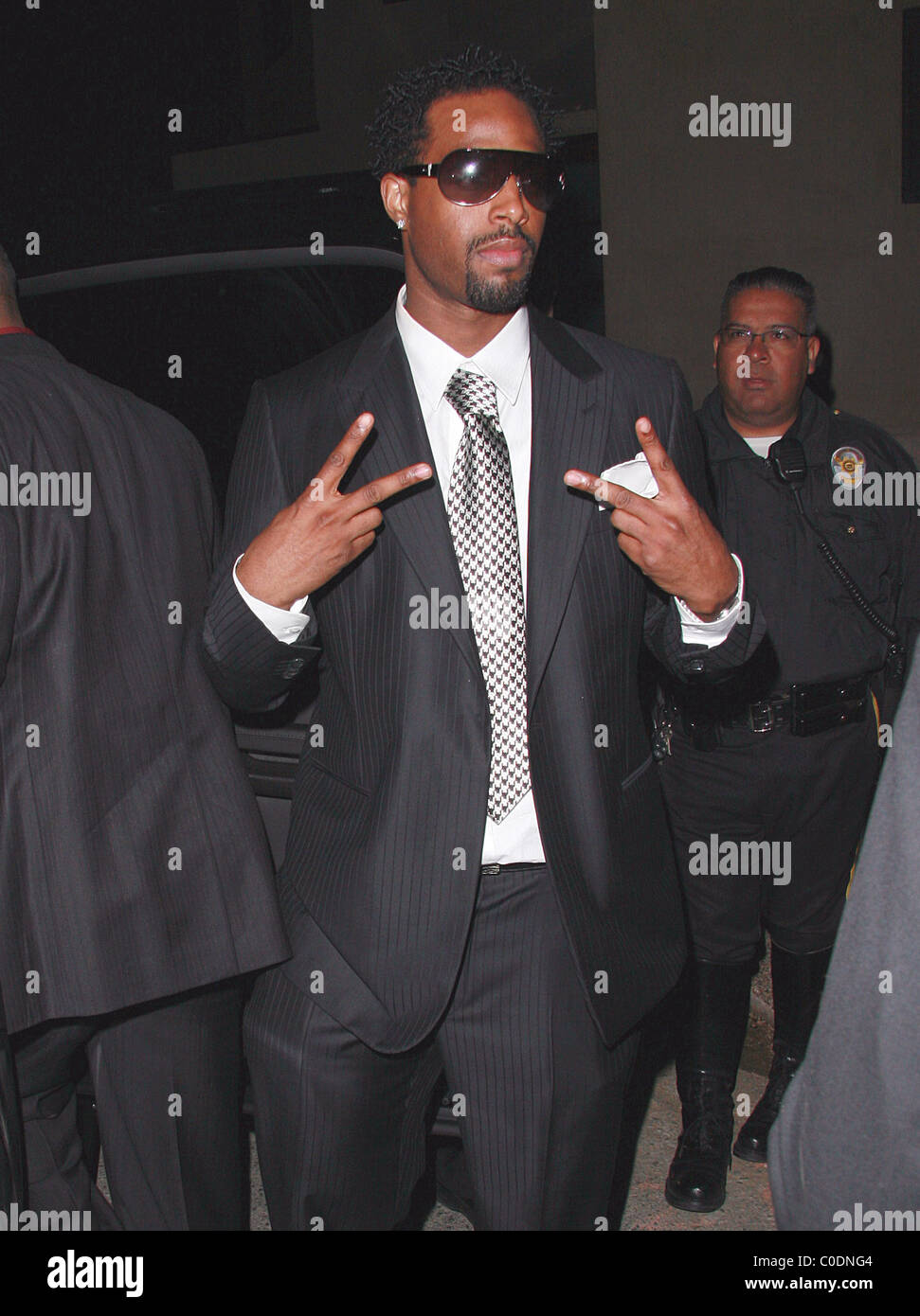 Jamie Foxx arrives at a private estate to attend an after party to ...