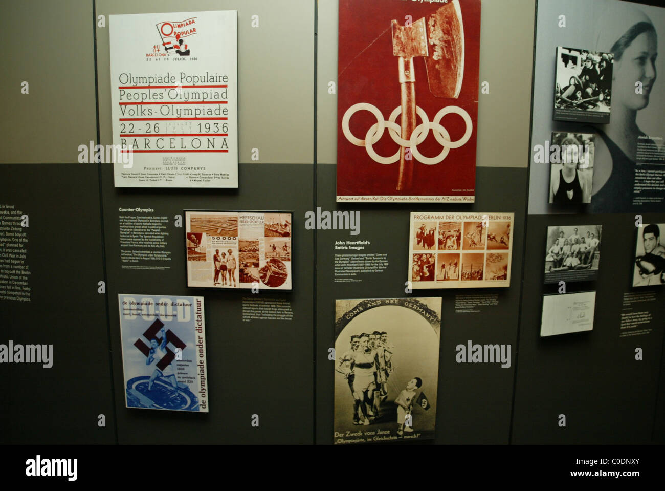 The United States Holocaust Museum, USHM, hosts an exhibit on the Nazis ...
