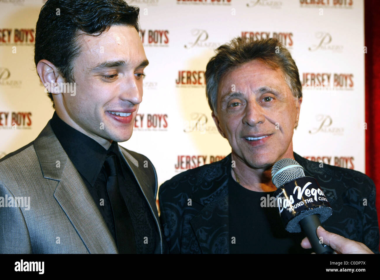 Rick Faugno and Frankie Valli Opening Night after party of Jersey Boys ...