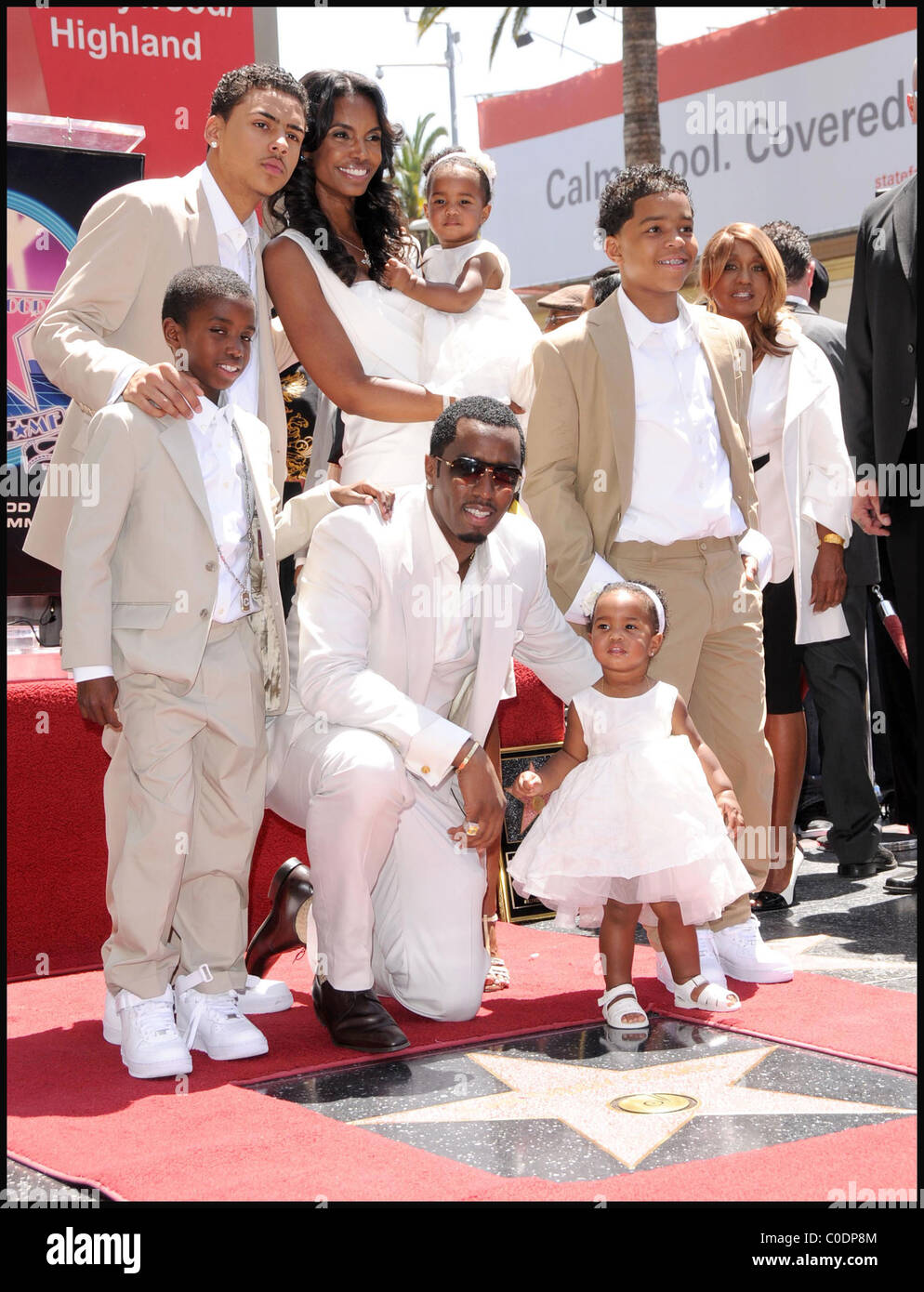 Justin Combs, Quincy Jones Brown JR, Sean Combs aka P Diddy, Kim Porter ...