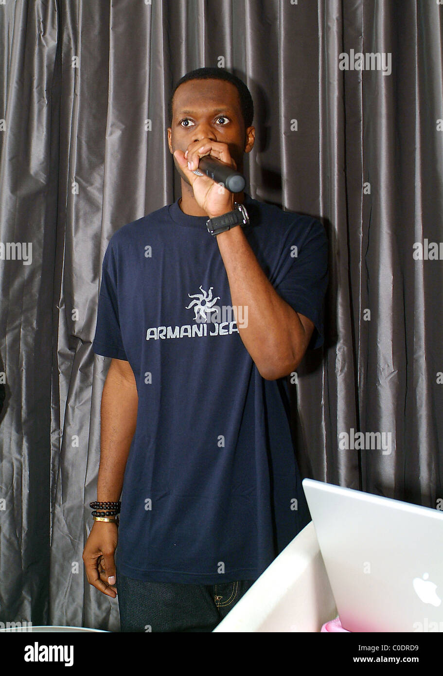 Pras Michel (Fugees), performing at the 944 Miami one year anniversary ...