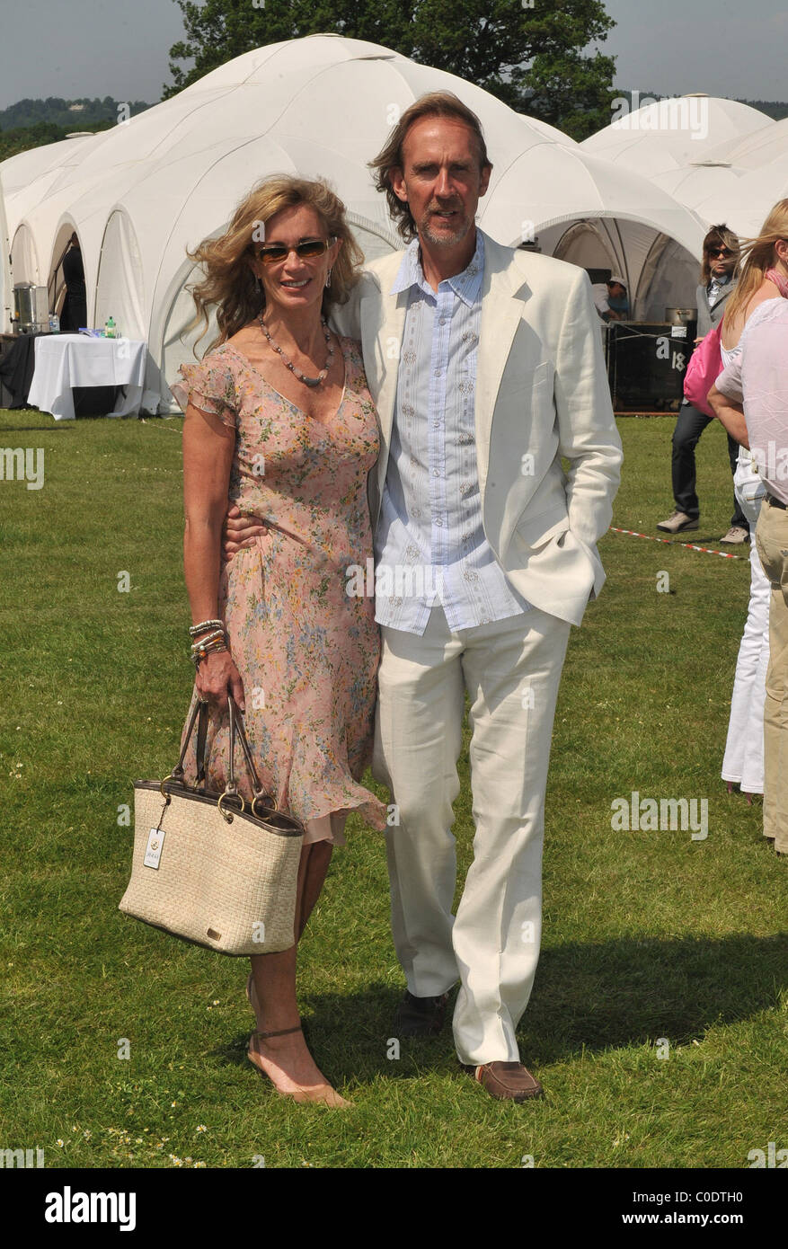 Mike Rutherford and guest Hurtwood Park Polo Masters Tournament ...