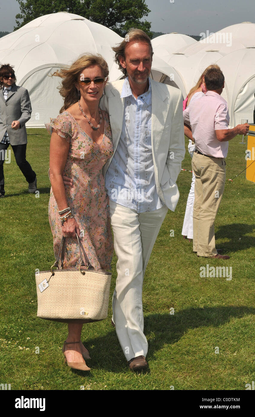 Mike Rutherford and guest Hurtwood Park Polo Masters Tournament ...