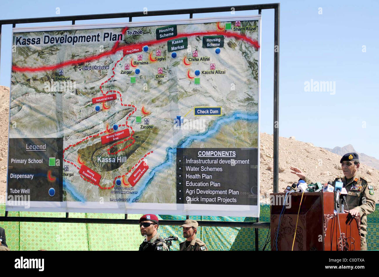 Chief of the Army Staff, Gen.Ashfaq Pervez Kayani addresses The Kassa ...