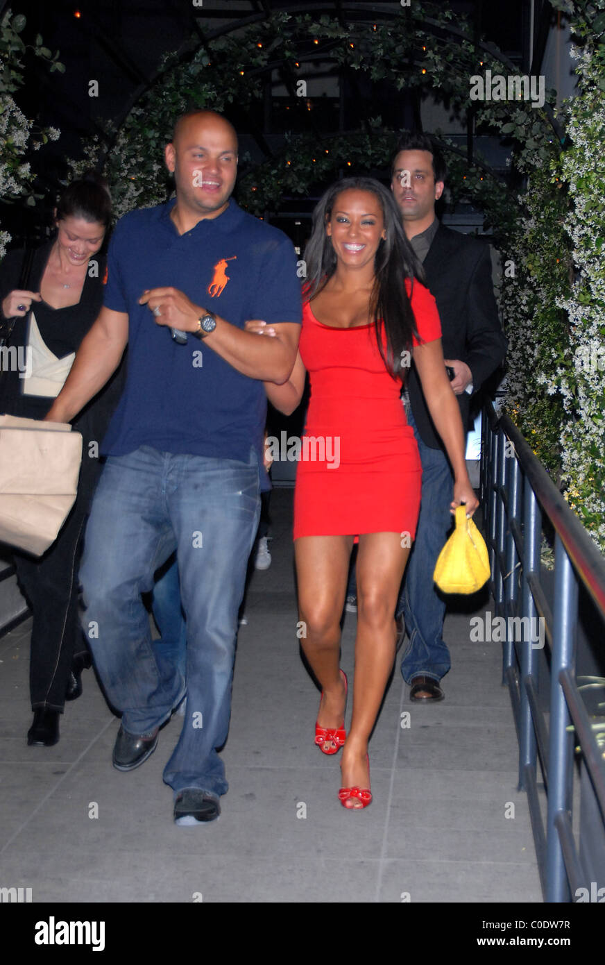 Melanie Brown Aka Mel B Leaving Stk Restaurant With Her Husband Stephen