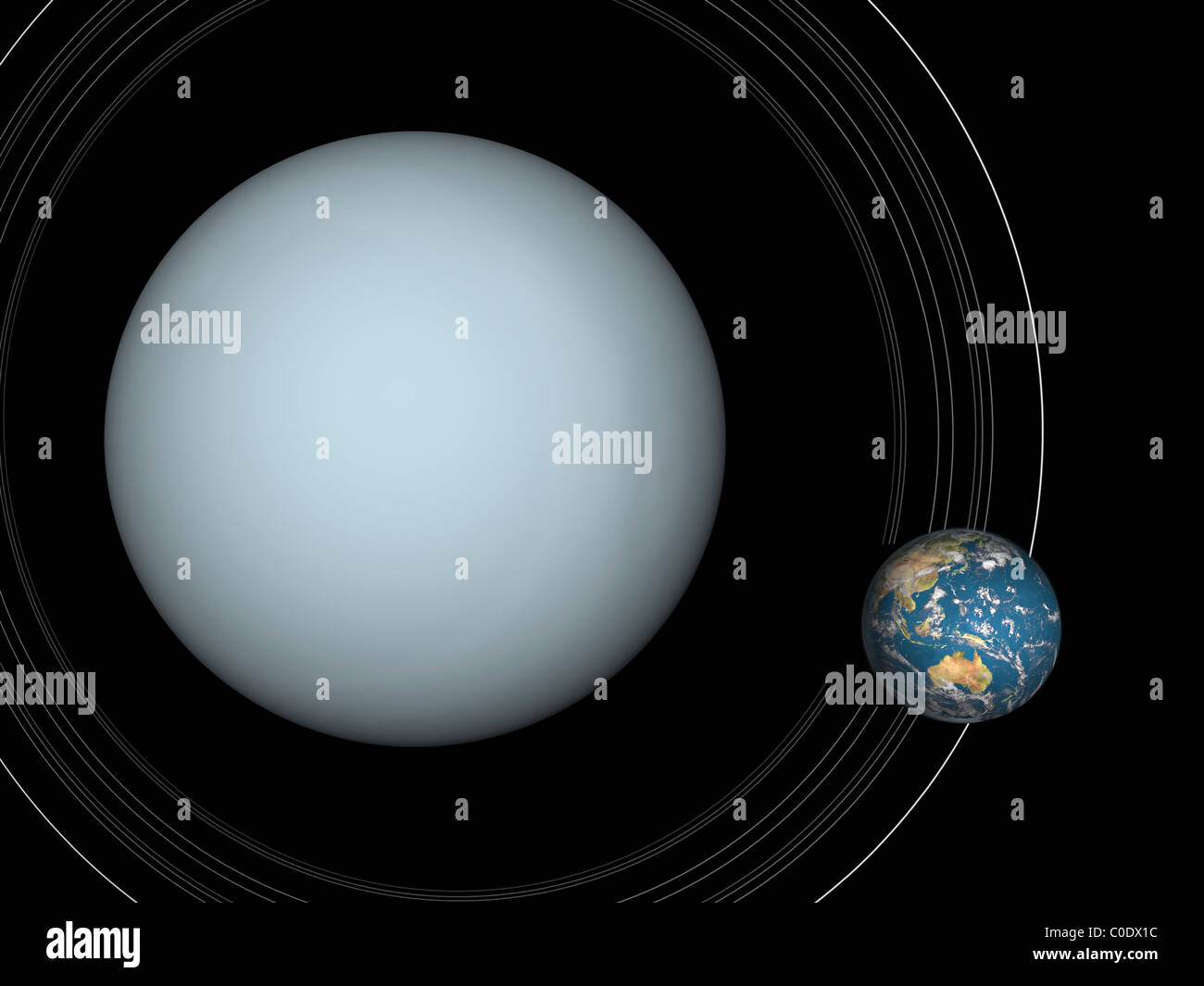 Uranus Surface Texture