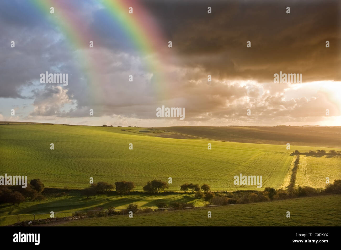 English countryside stormy hi-res stock photography and images - Alamy