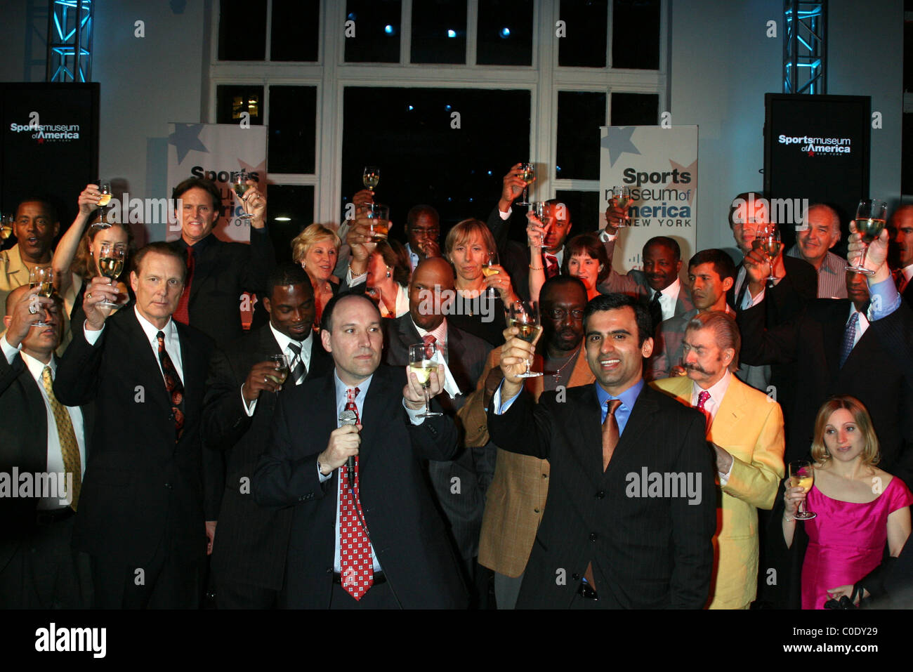 Guests Sport Museum of America opening night gala - Arrivals New York ...