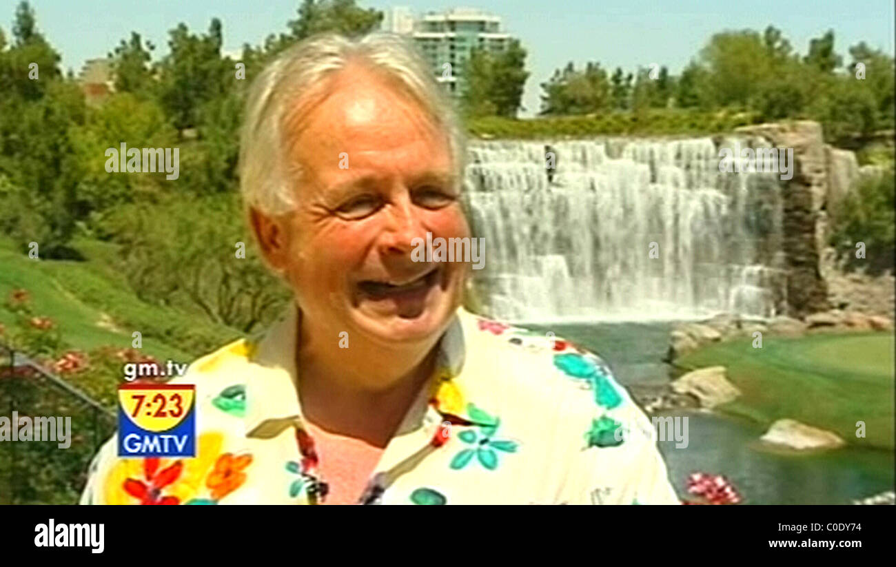 Christopher Biggins is a guest on 'GMTV' talking about his presenting ...