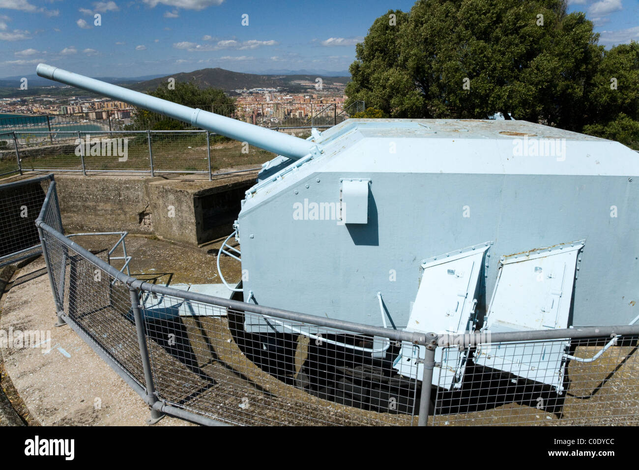Historic defensive British / English artillery / cannon gun from the ...
