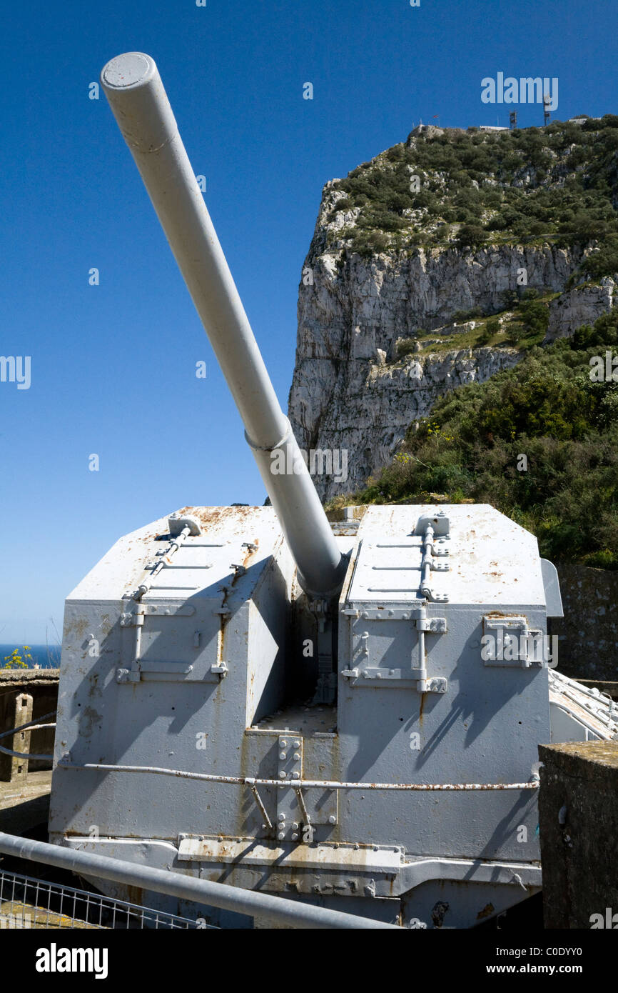 Historic defensive British / English artillery / cannon gun from the ...