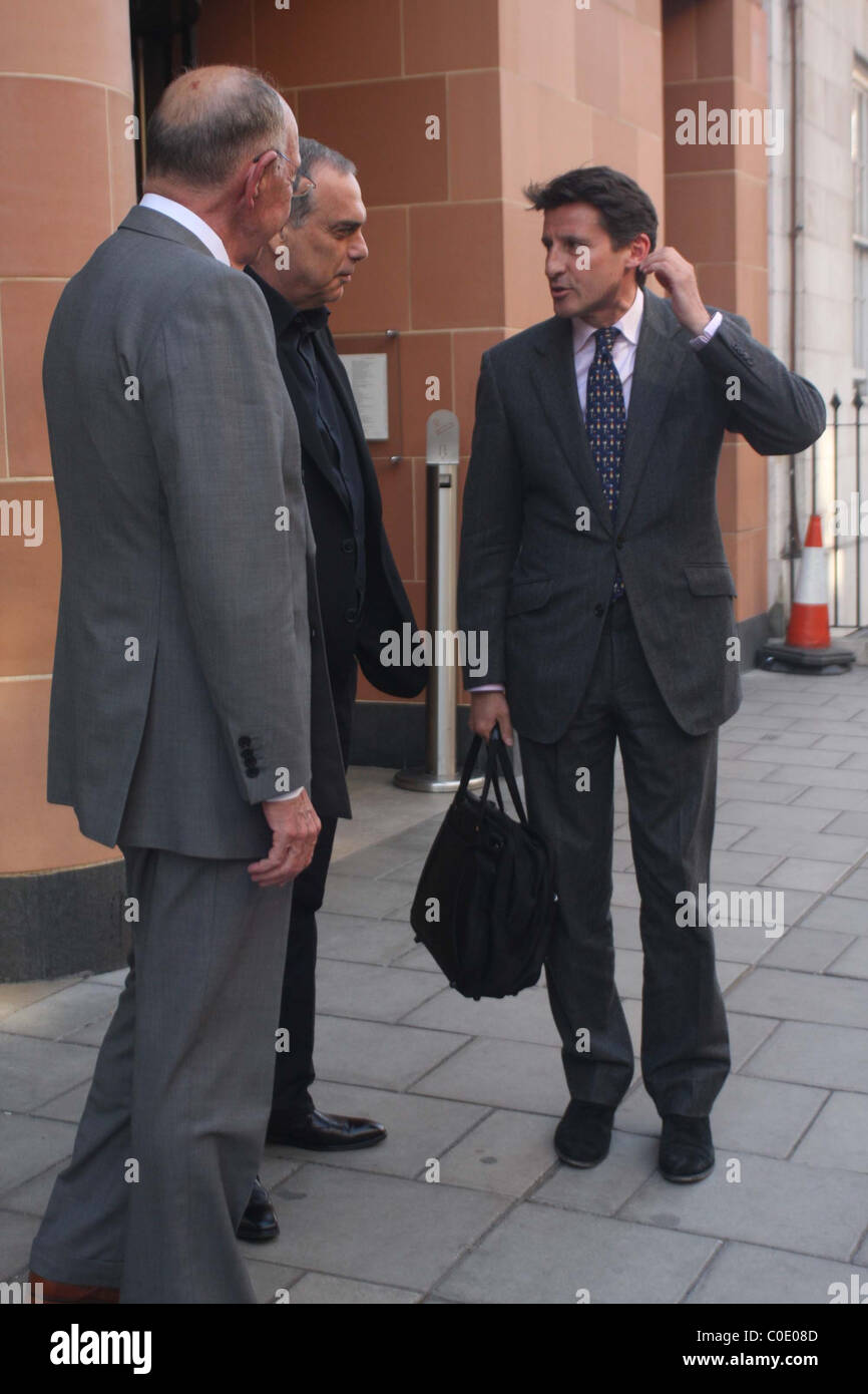 Avram Grant and life long Chelsea Fan Sebastian Coe leave Cirpriani ...