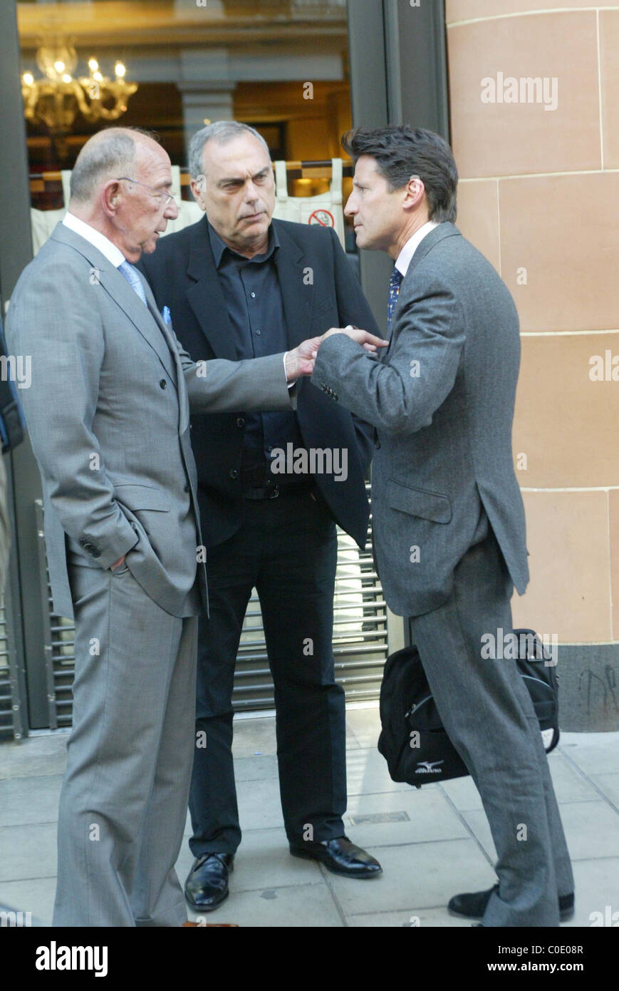 Avram Grant and life long Chelsea Fan Sebastian Coe leave Cirpriani ...