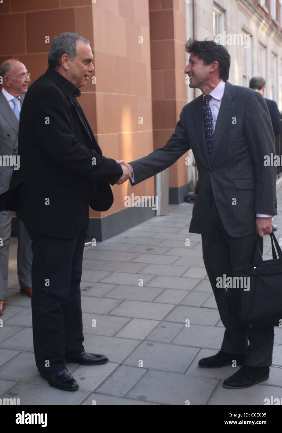Avram Grant and life long Chelsea Fan Sebastian Coe leave Cirpriani ...