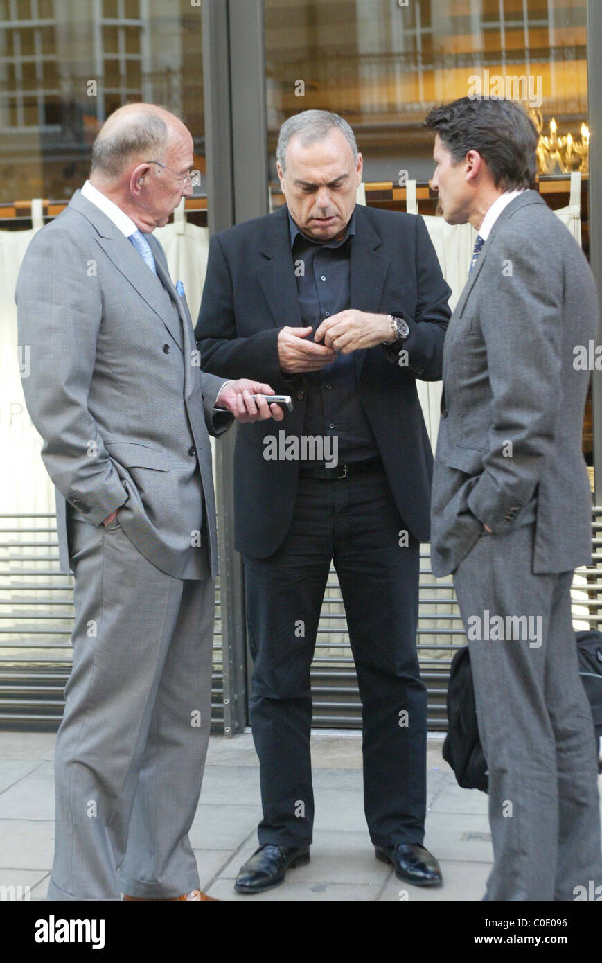 Avram Grant and life long Chelsea Fan Sebastian Coe leave Cirpriani ...