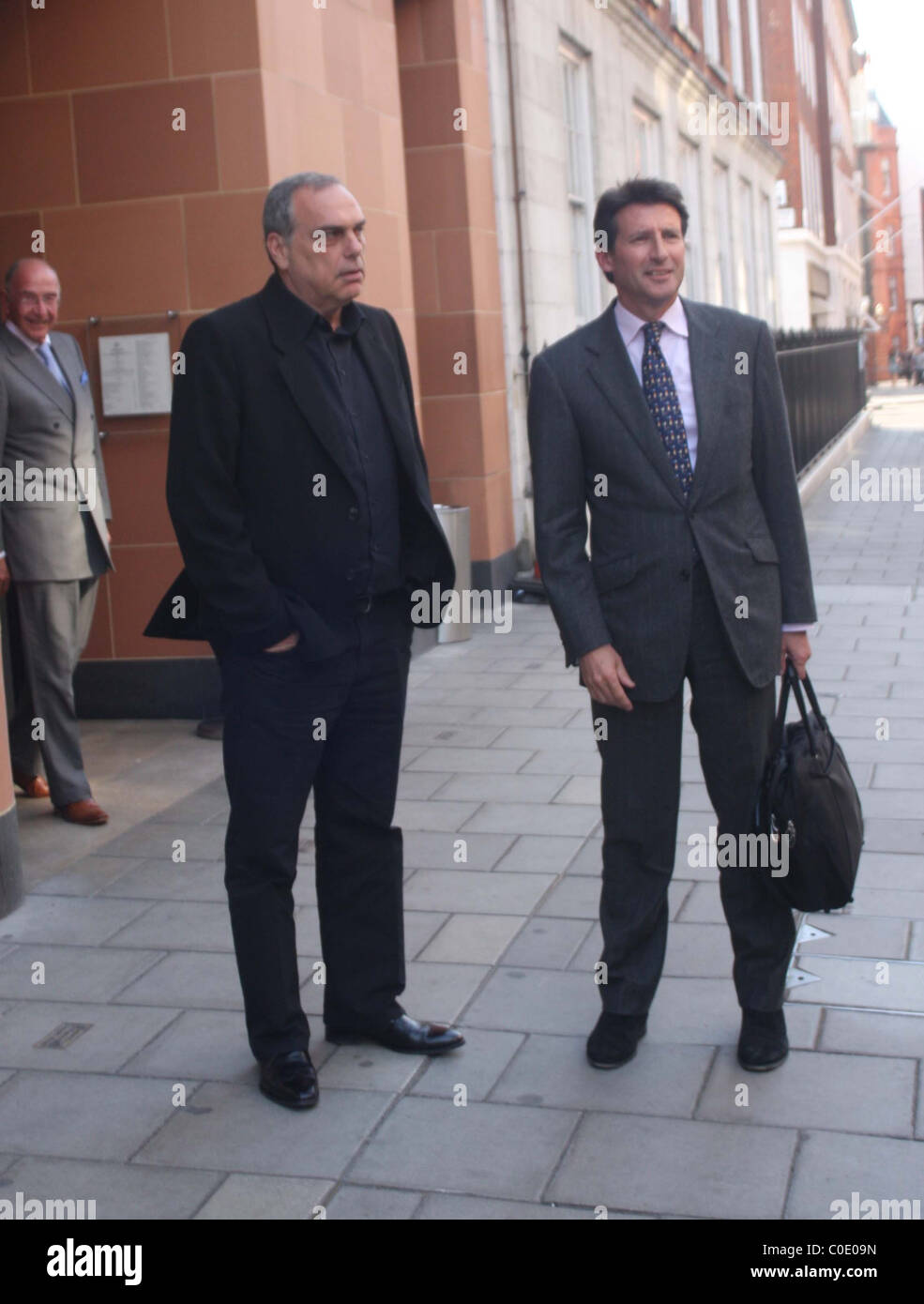 Avram Grant and life long Chelsea Fan Sebastian Coe leave Cirpriani ...