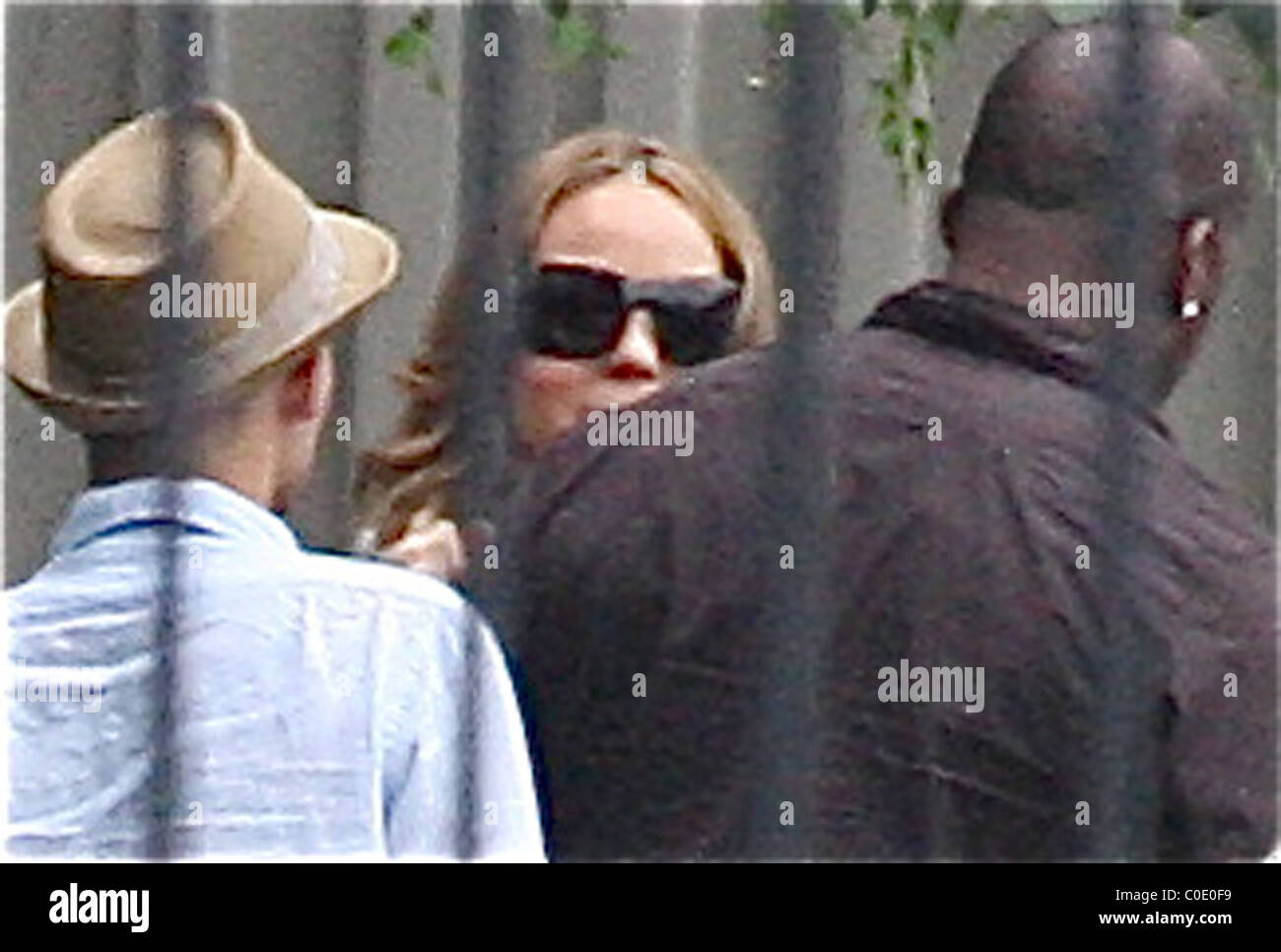 Mariah Carey without Nick Cannon leaving a taping of the Ellen Degrees ...