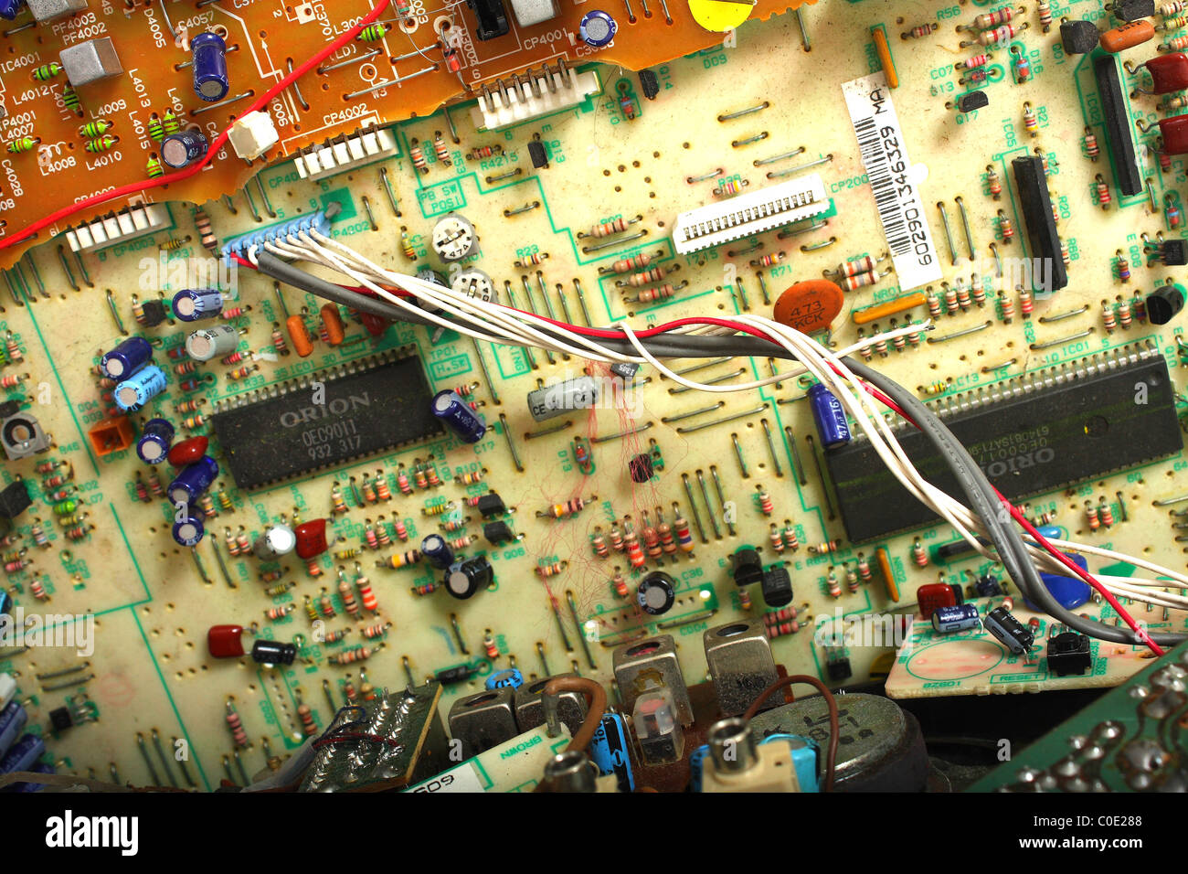 A collection of old circuit boards Stock Photo - Alamy