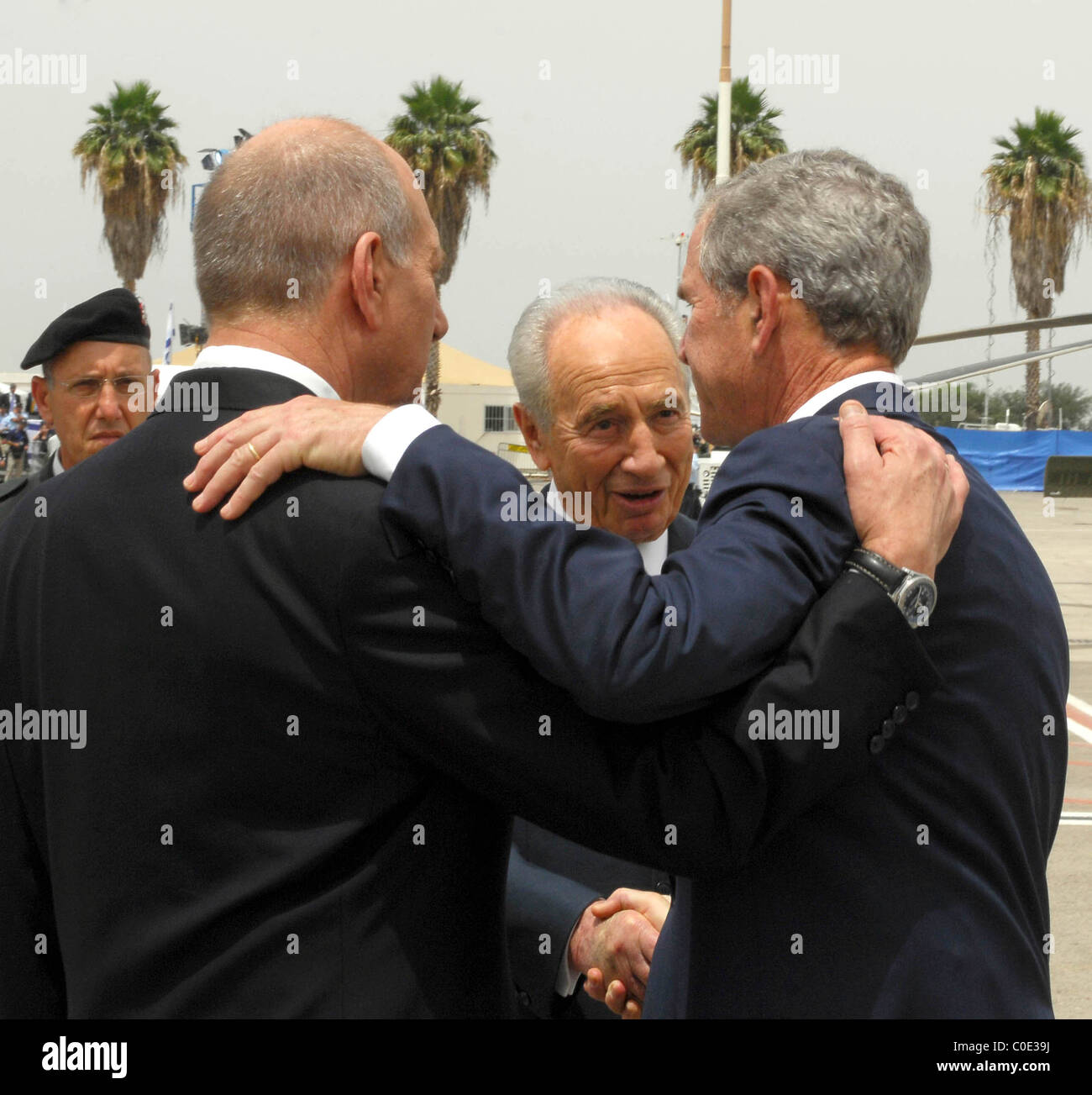 George W. Bush President George W. Bush and the First Lady arrive at ...